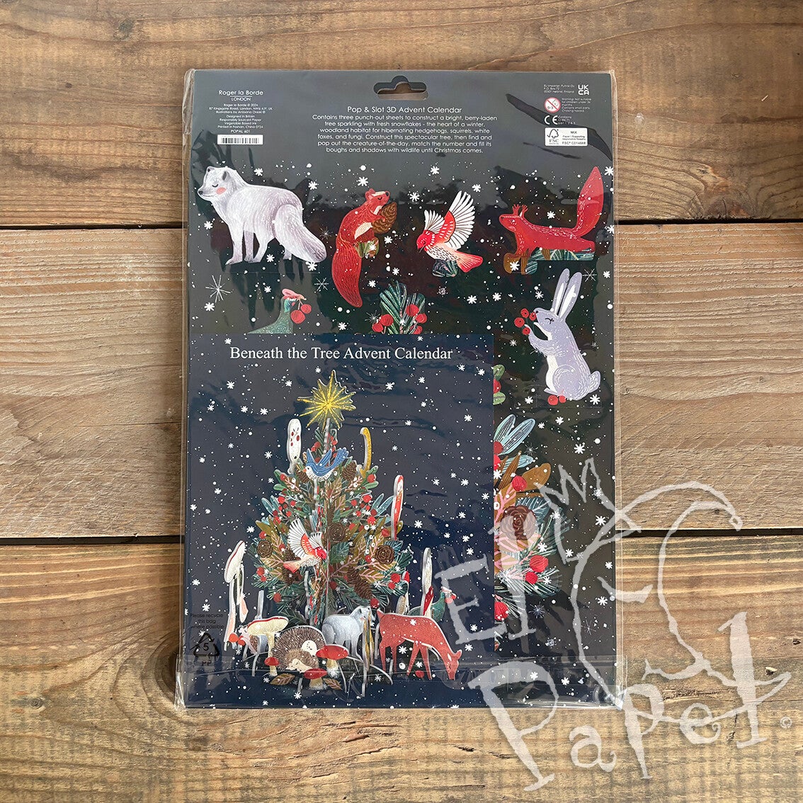 Pop & Slot Kerst Advent kalender 'Onder de boom' | El' Papel