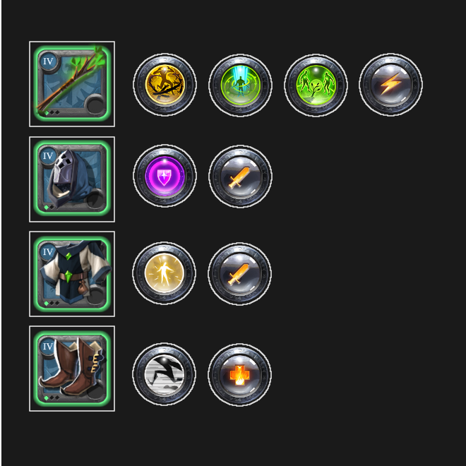 Build PVE bâton naturel (fini) / Builds débutants 4.1 / Builds | Tenyel ...