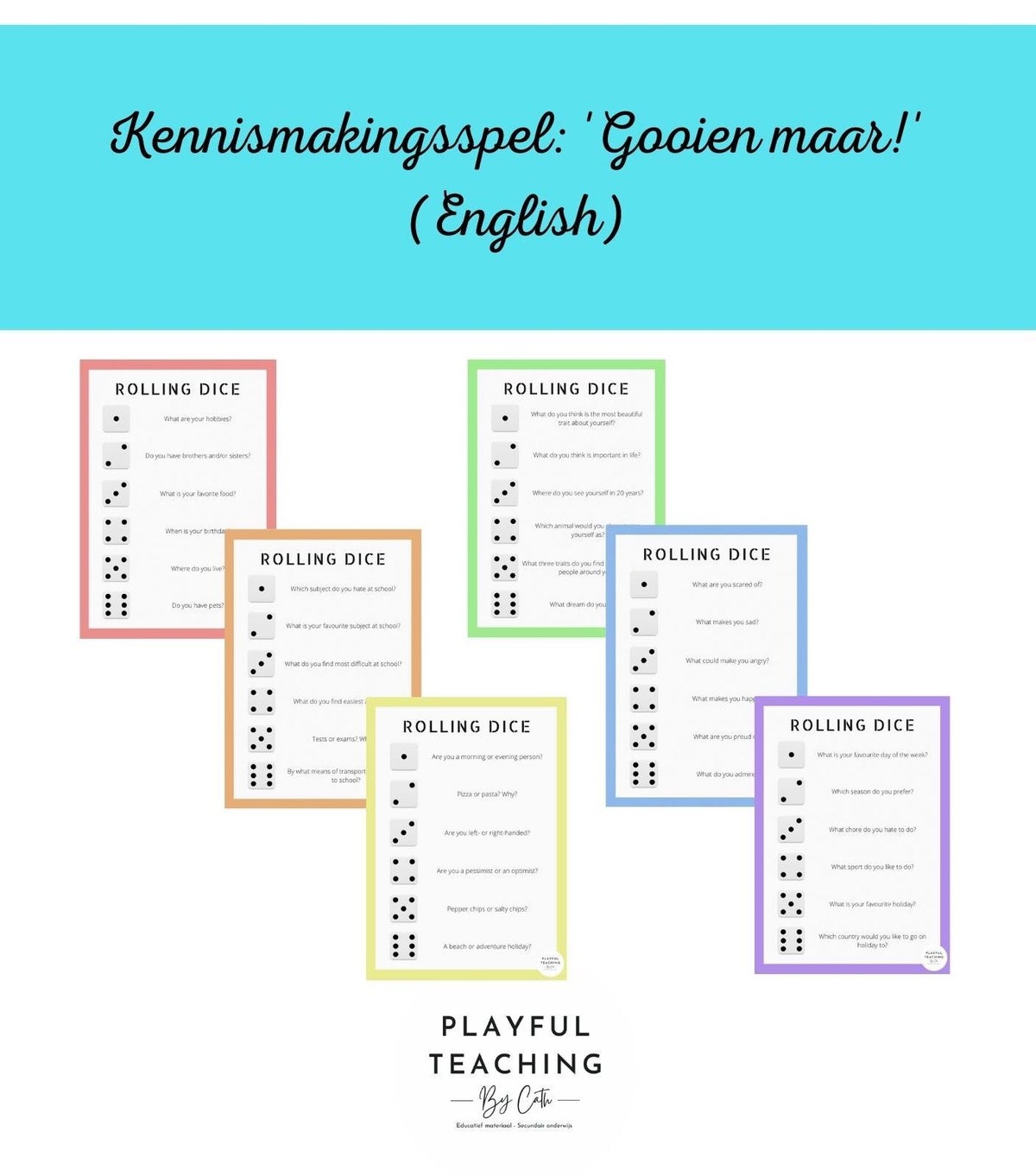 Kennismaking - Engels / Kennismaking met de klas / Gratis materialen ...