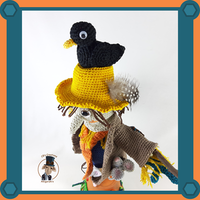 Vince de Vogelverschrikker, Amigurumi Haakpatroon, PDF | CB's Creations