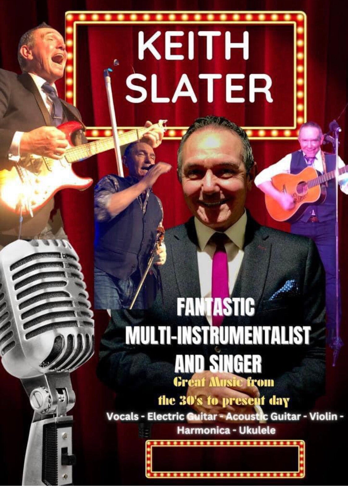 About KEITH SLATER | The SLATER & GEE MUSIC & VARIETY SHOW