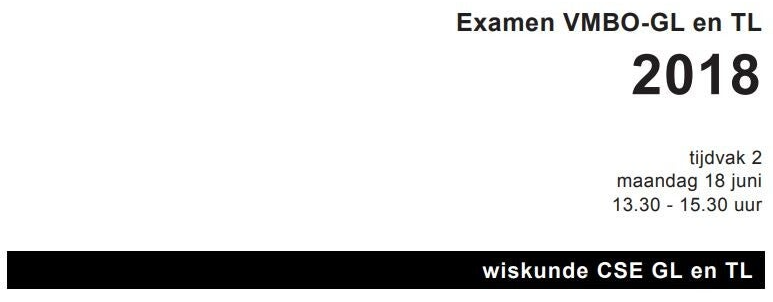 2018 - Tijdvak 2 / 4 VMBO GL/TL / Filmpjes | Wiskundebeer