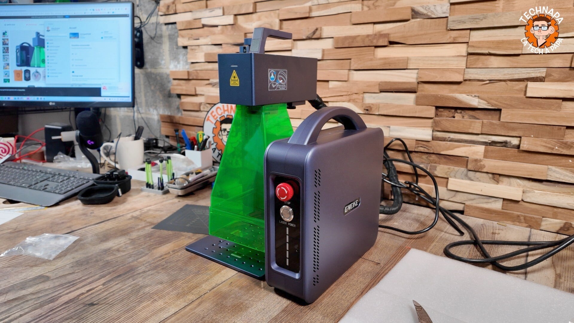 Laser Fibre G Weike G2 Pro 30w : Partie 1 : Unboxing, caractéristiques ...