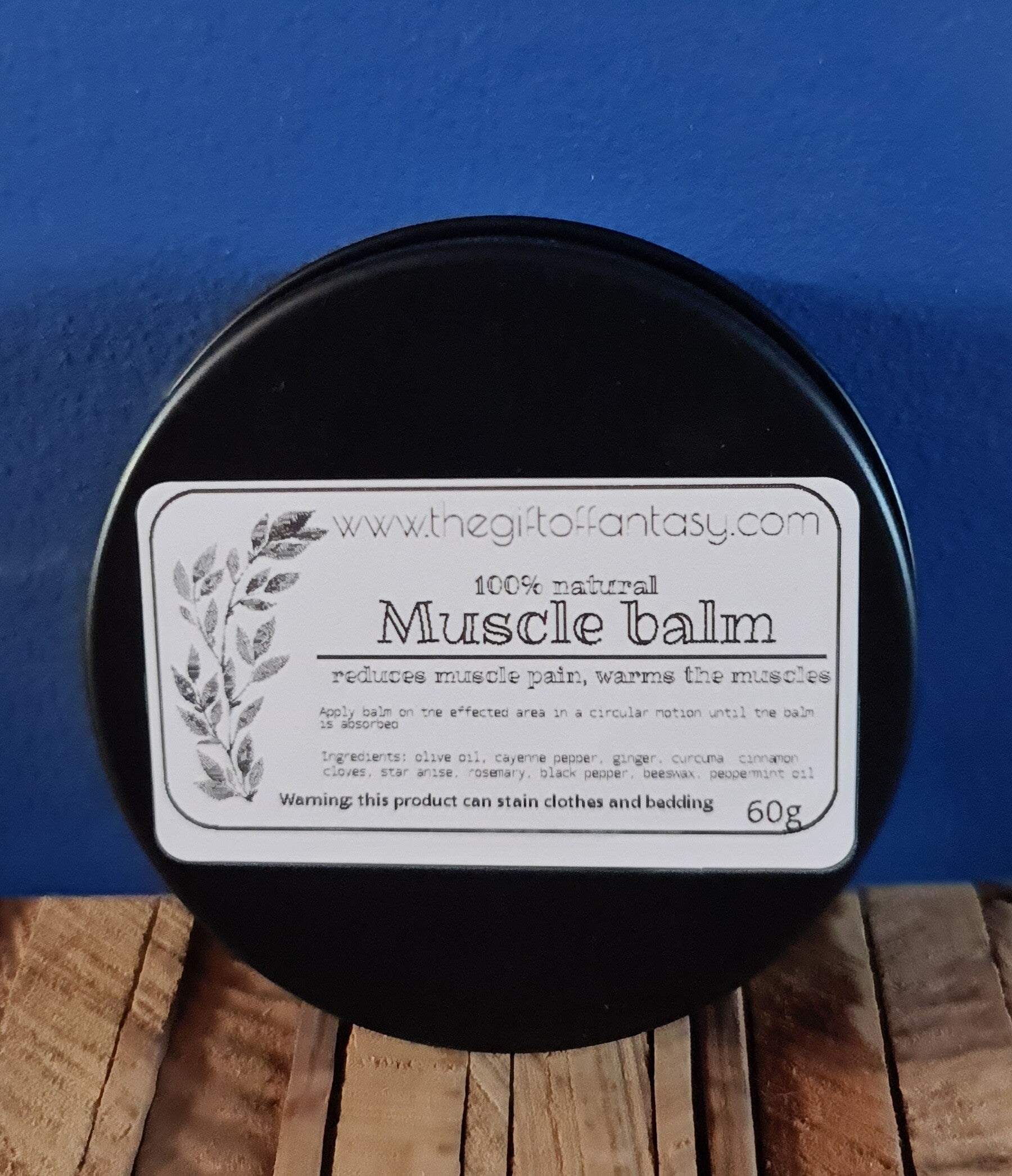 Bálsamo muscular / Muscle balm natural | The Gift Of Fantasy