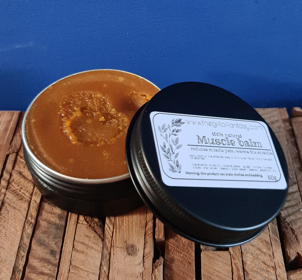 Bálsamo muscular / Muscle balm natural | The Gift Of Fantasy