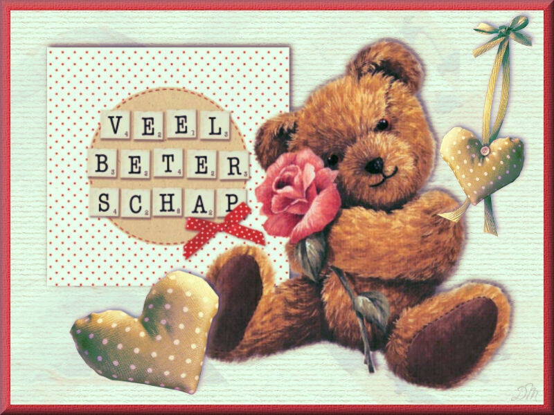 Beterschap / Wenskaartjes | Gratis wordart tubes, tagjes/emoji