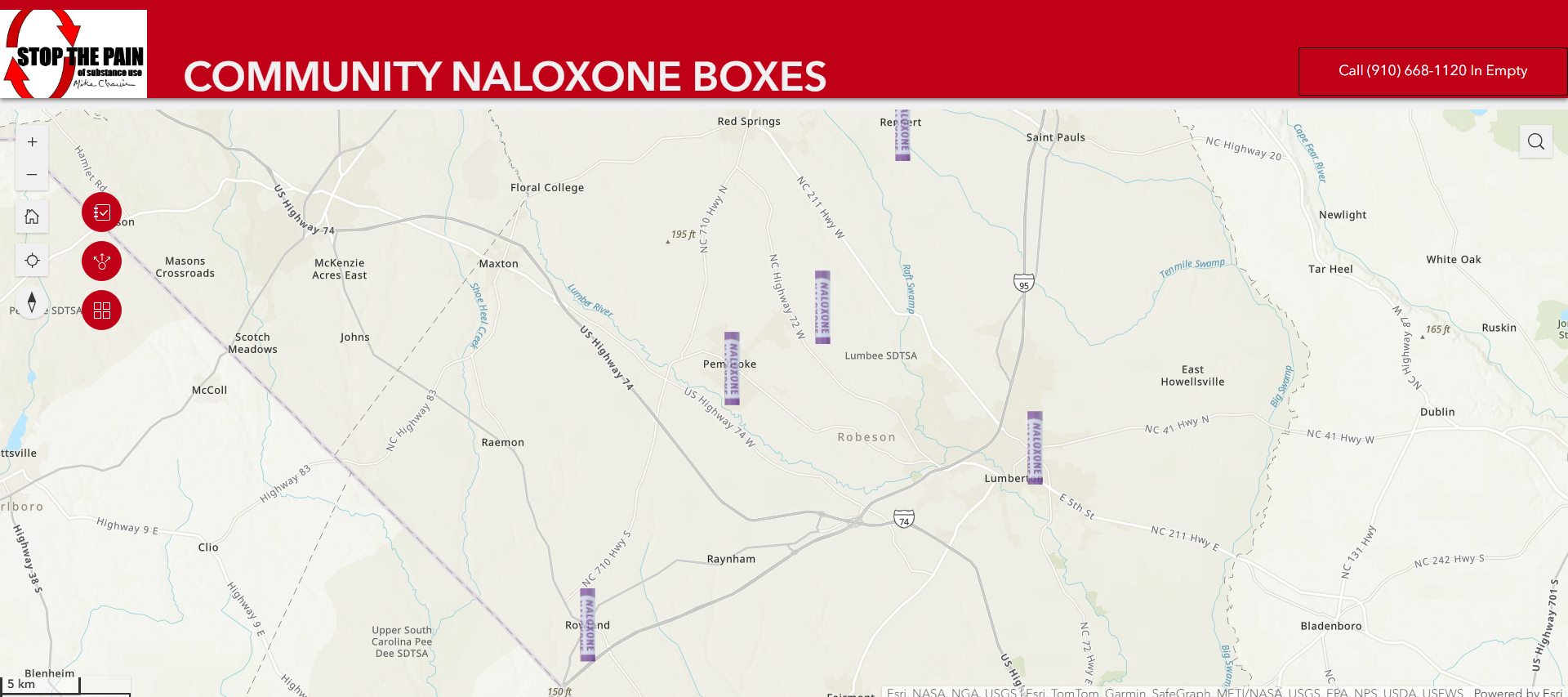 Community Naloxone (Narcan) box locations / Programs / Stop The Pain ...
