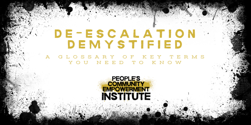De-escalation Demystified: A Glossary of Key Terms You Need to Know ...