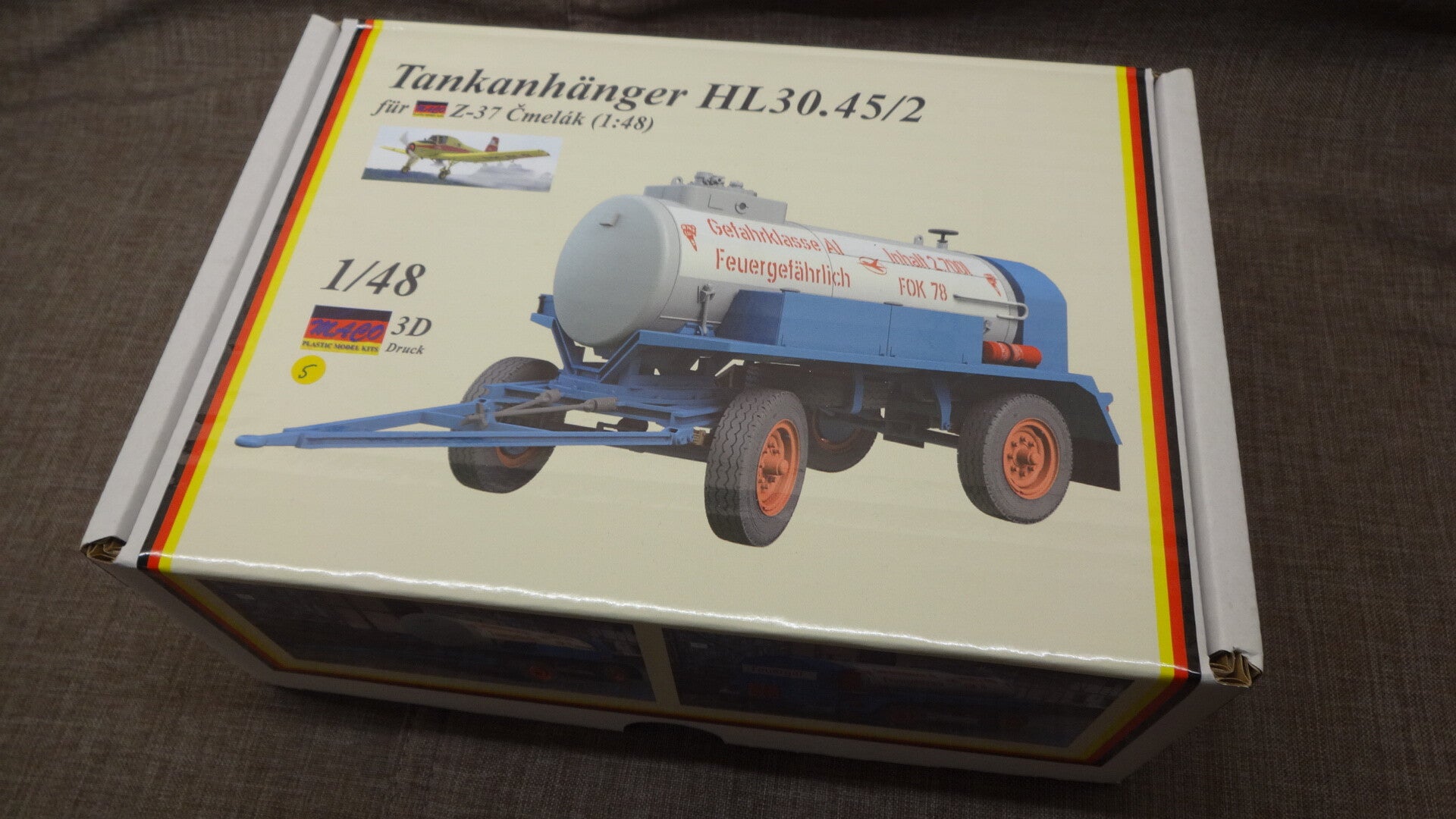 Tankanhänger HL30.45/2 für Z-37 / Z-37A Čmelák"