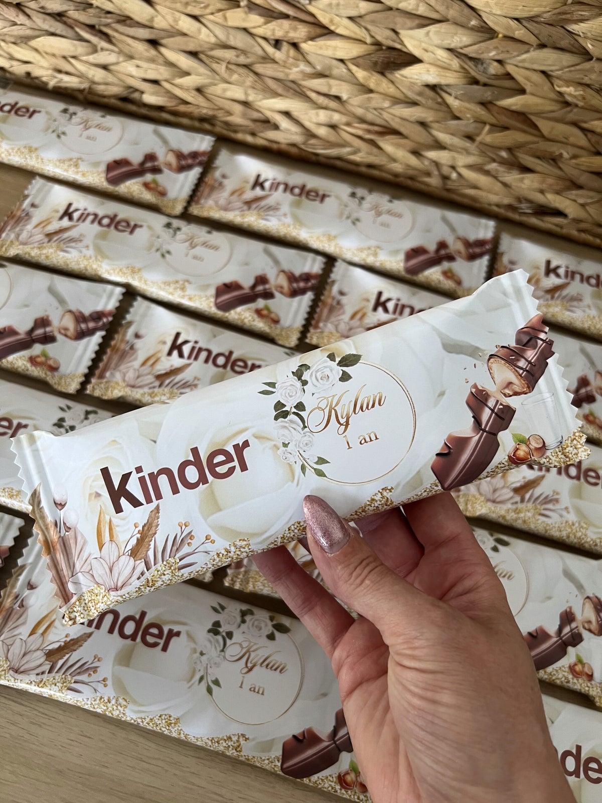 Kinder bueno personnalisé | JRL Atelier Déco