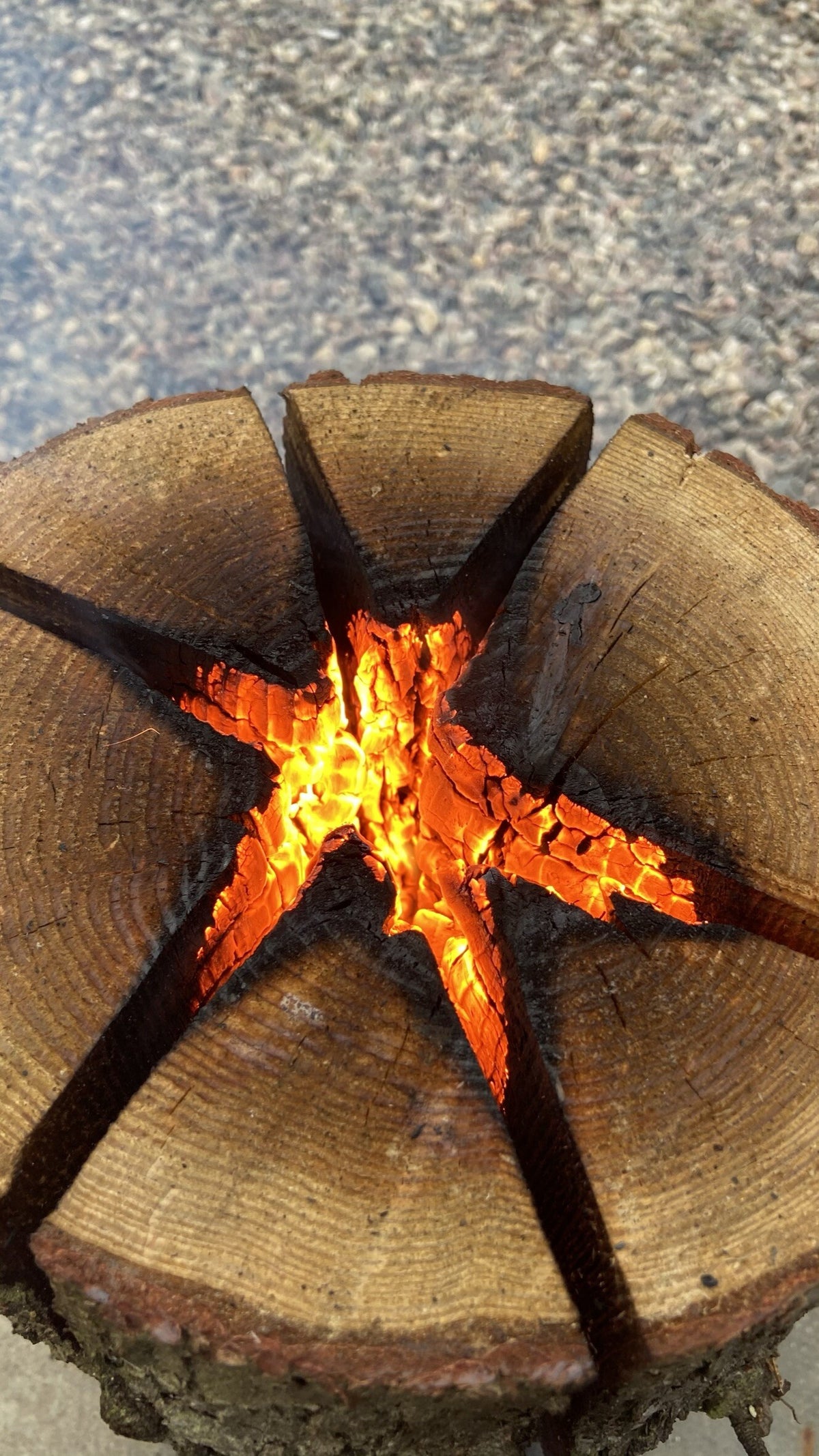 Swedish Log Candle | Fire Drums