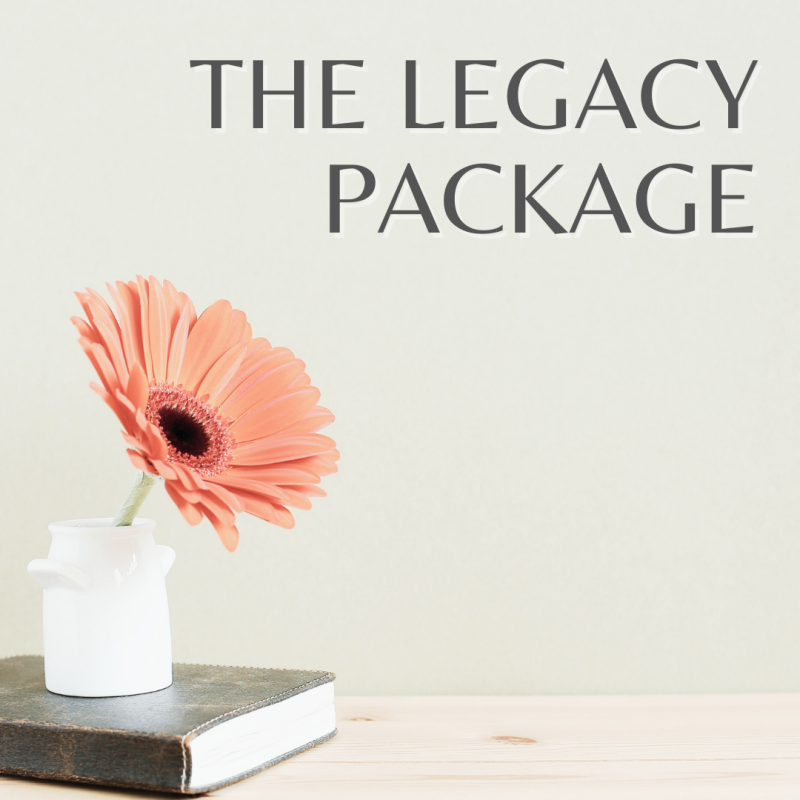 Legacy Package / 'One Thing' Series | She Creates Legacy Publishing
