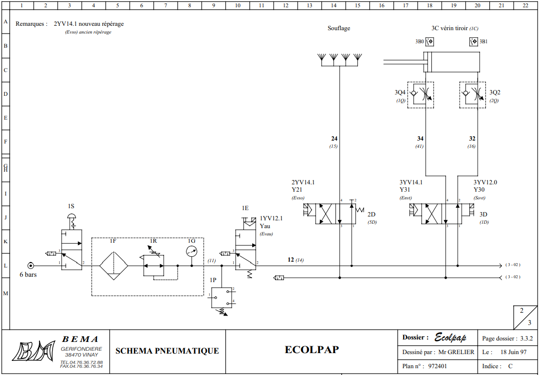 Schémas Pneumatiques ECOLPAP / Système ECOLPAP / DOSSIERS SYSTEMES ...