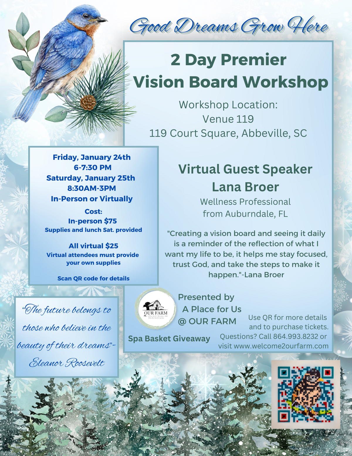 Premier Vision Board Workshop / Events | Our Farm: A Place for Us ...