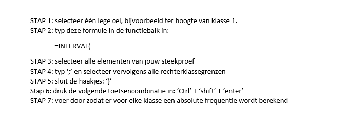 Turven & Frequentietabel | statistiek
