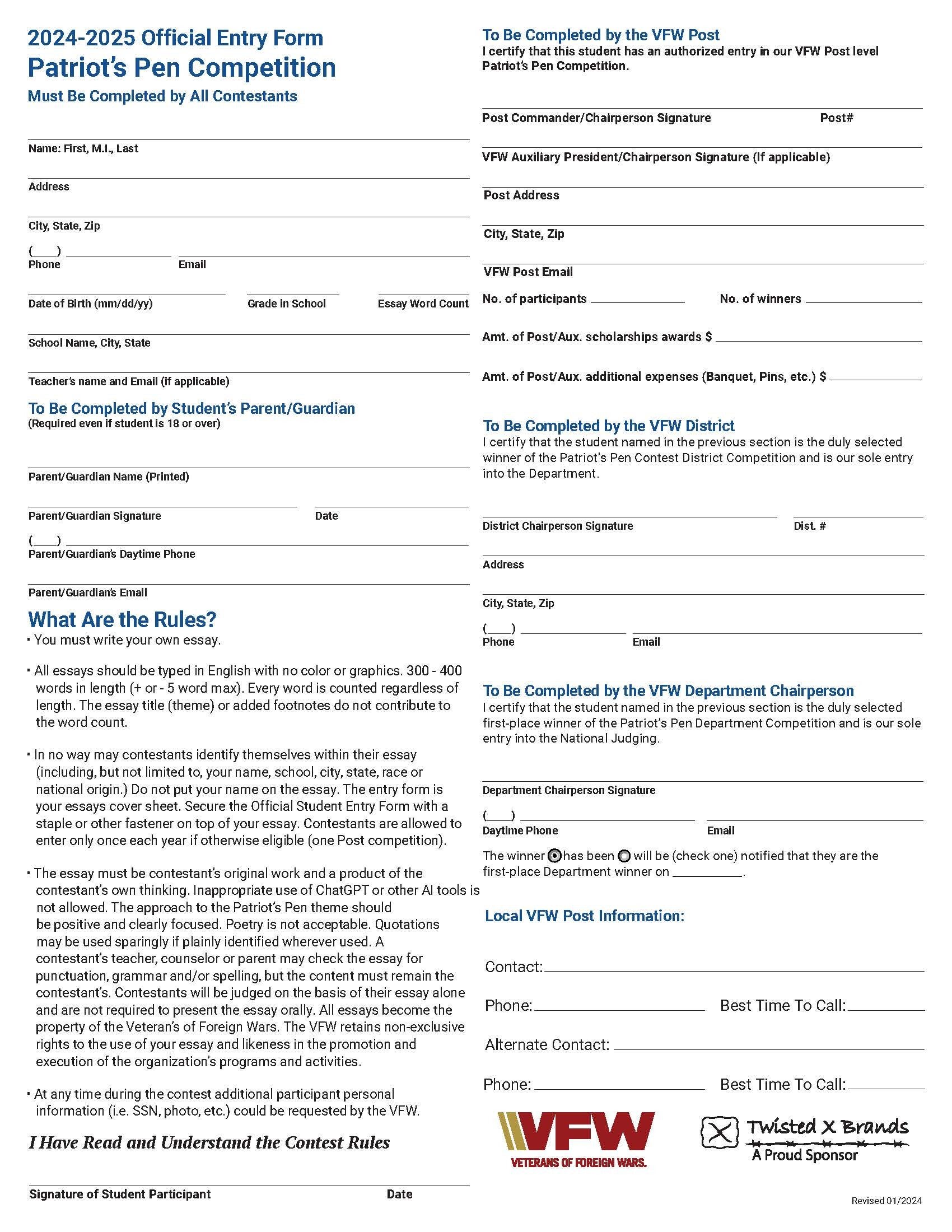 Scholarships | VFWPOST10093