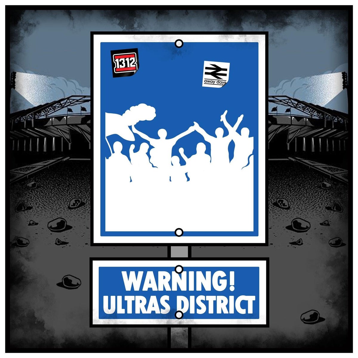 Ultras District sticker (50 pcs) | Ultramaffia