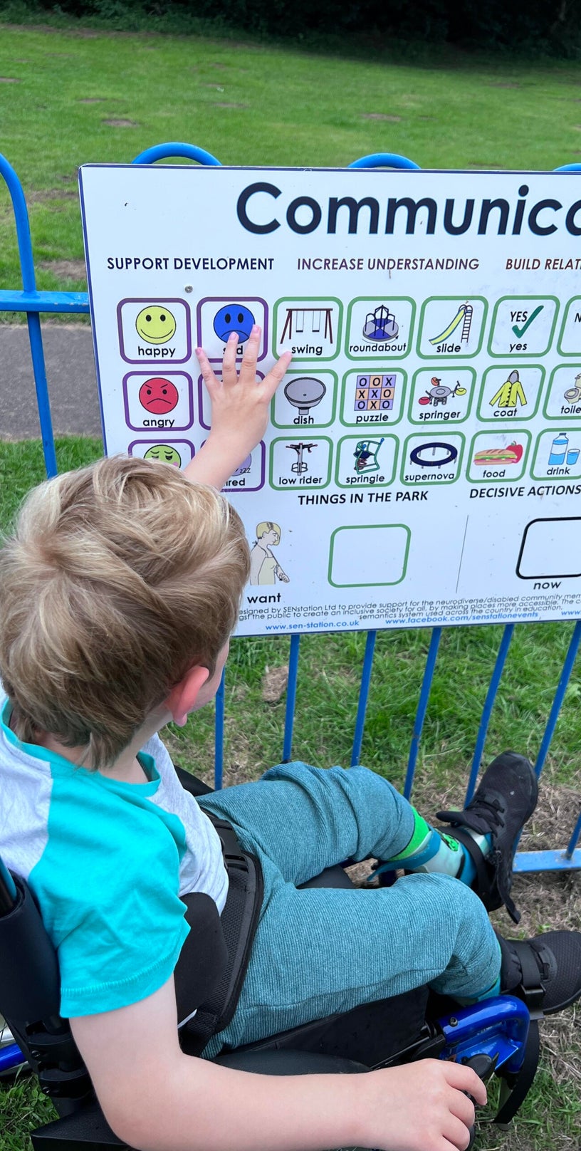 Communication Boards | SENstation | Custom | Public Parks and Spaces ...