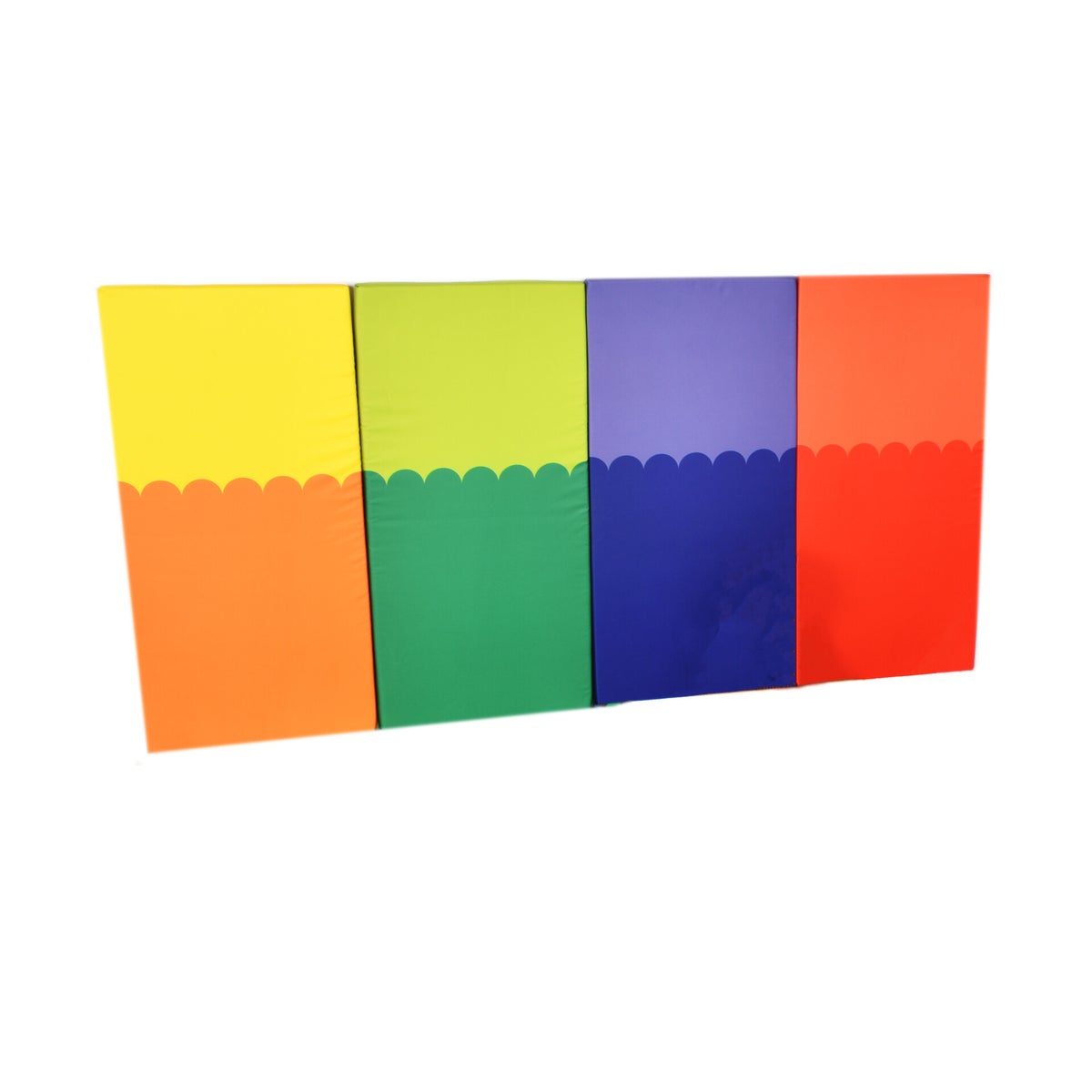 Set of 4 Multi Coloured Wall Pads | SENstation- Sensory Products ...