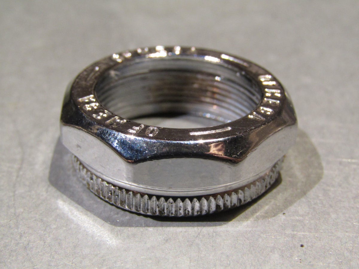 OFMEGA CHROME STEEL Headset LOCK-NUT ENGLISH Thread NOS! BXC00D18 ...