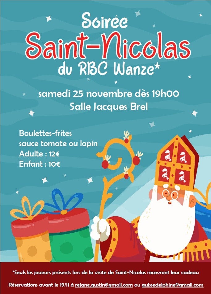 Saint Nicolas / Activités | RBC Wanze