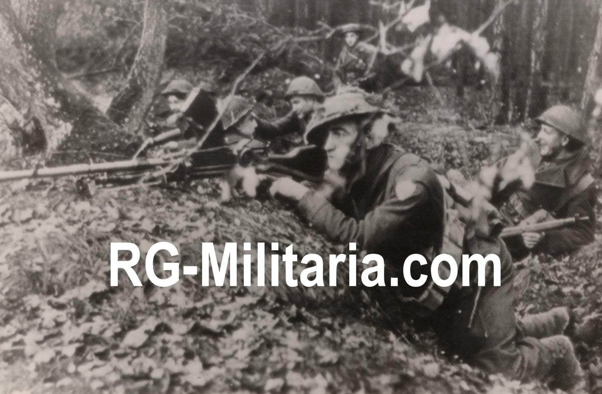 Original WW2 Turkish Press Photo - British 2nd army watching German ...