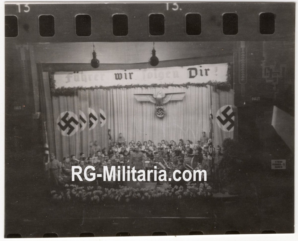 Original WW2 Dutch Collaboration NSB Press photo - NSDAP Feierabend to ...