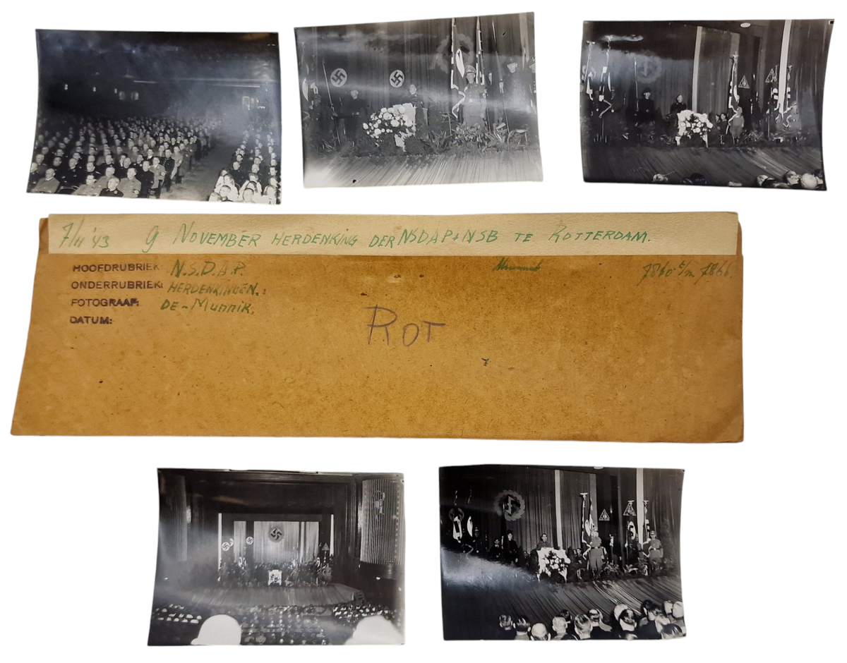 Original WW2 Dutch Collaboration NSB Press Photo - 9th November ...