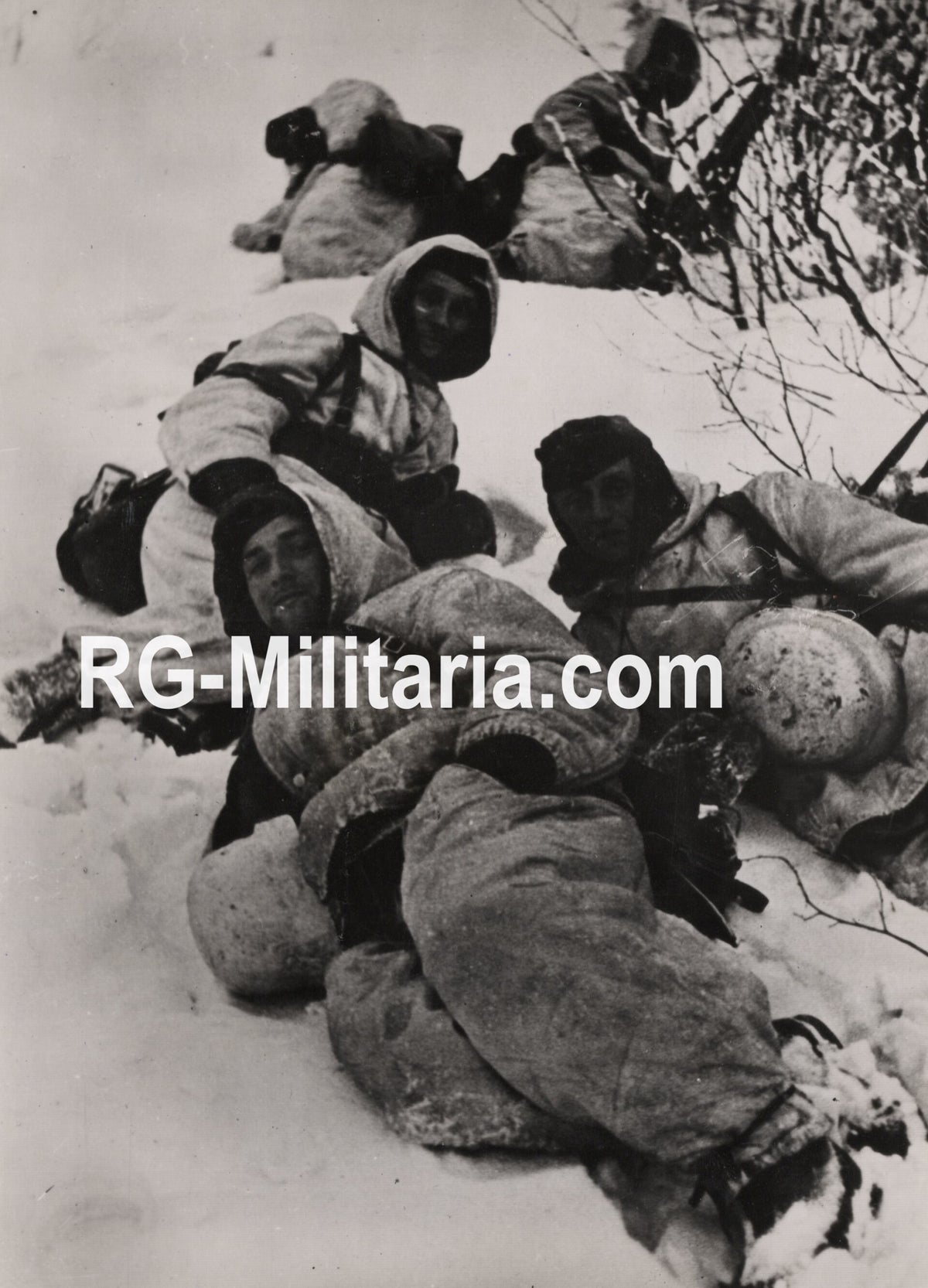 Original WW2 German Press Photo - German soldiers resting at the ...