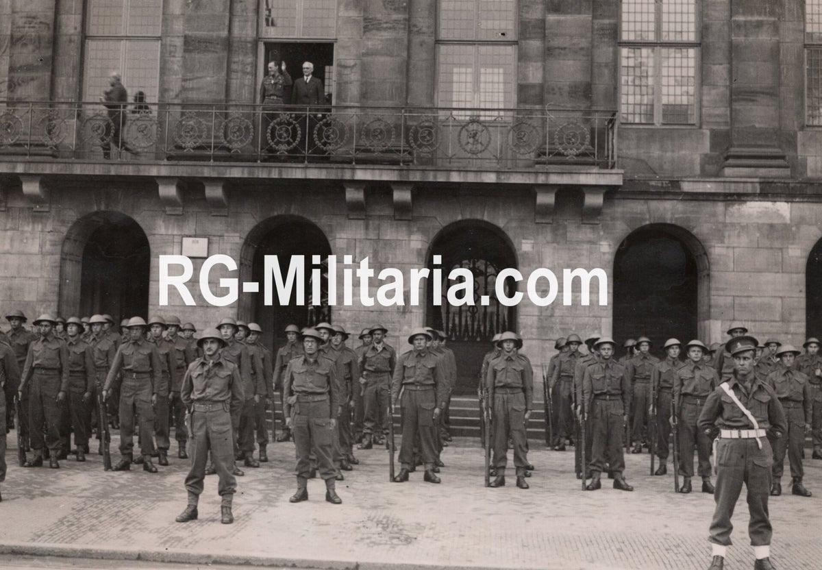 Original WW2 Dutch Liberation Photo - PIB Prinses Irene Brigade with ...