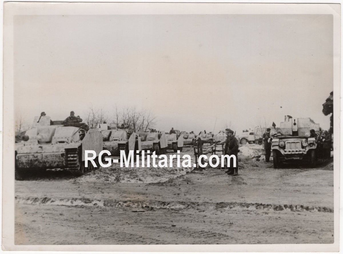 Original WW2 German Press Photo - German Panzer Tank Sturmgeschutze ...