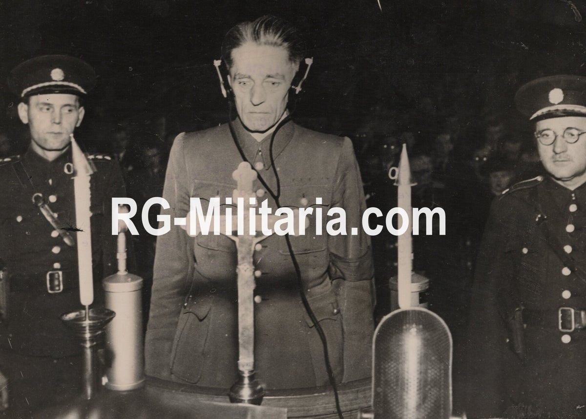 Original WW2 British Press Photo - SS-Obergruppenführer und General der ...