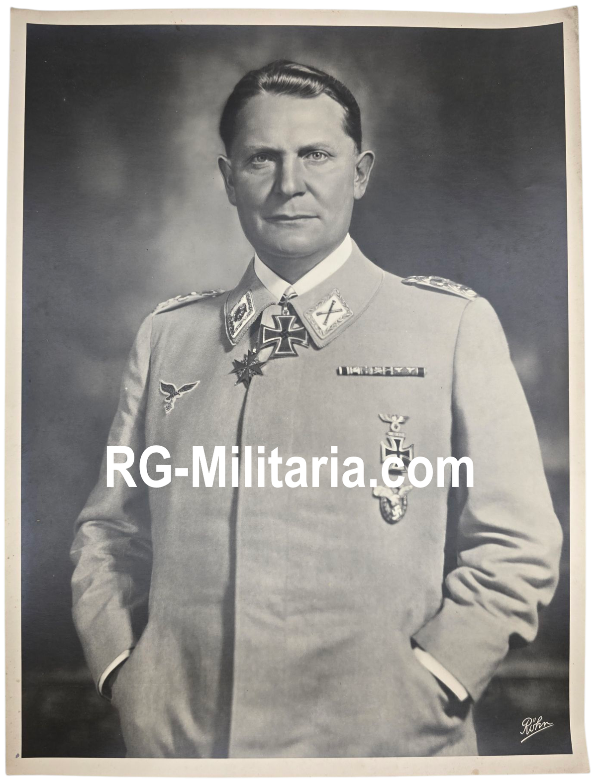Original WW2 German Portrait Photo - Luftwaffe Reichsmarschall Hermann ...