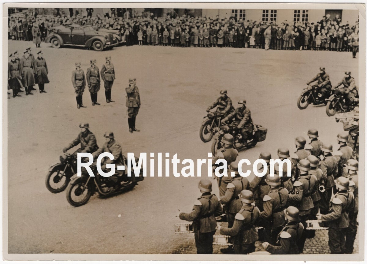 Original WW2 German Press Photo - Parade for Adolf Hitler's birthday in ...