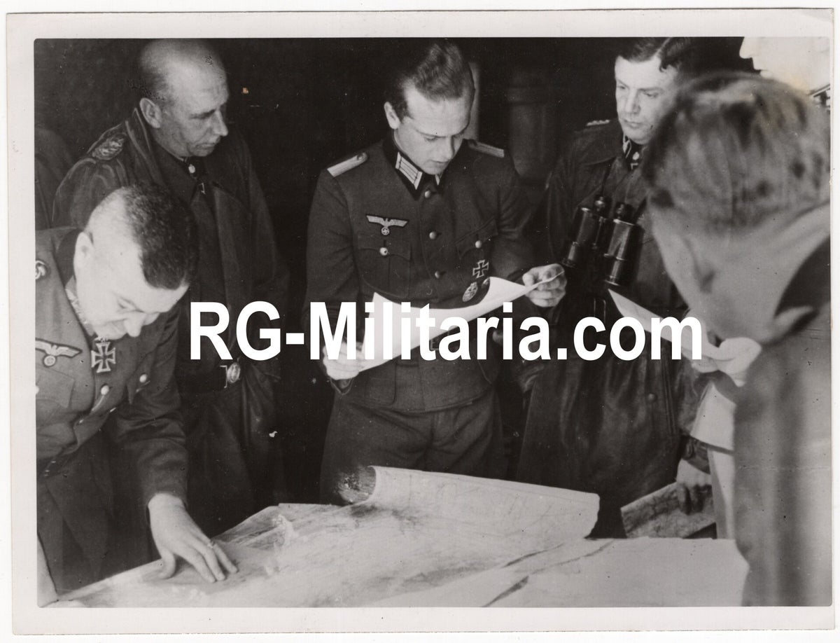 Original WW2 German Waffen SS Press Photo - Generalfeldmarschall Model ...