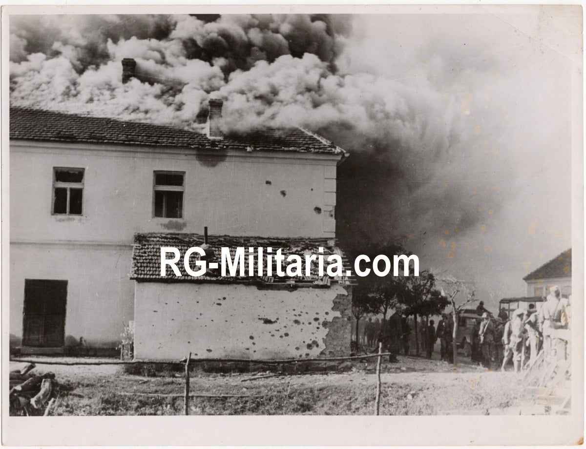 Original WW2 German Press Photo - German soldiers Bandenkampf, Eastern ...