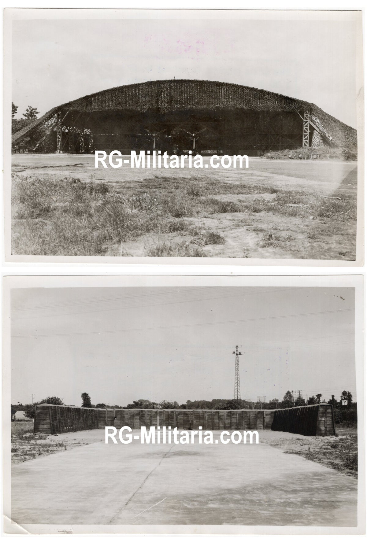 Original WW2 German Photo - Luftwaffe airfield Lannion, France (1941)