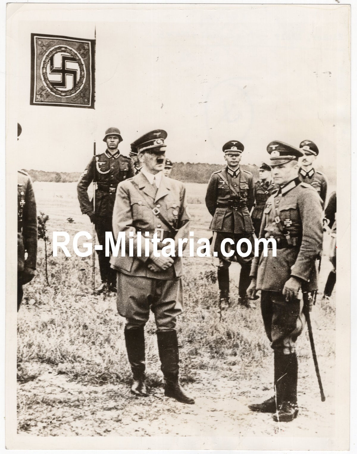 Original WW2 US Press Photo - Adolf Hitler and General Walther von ...
