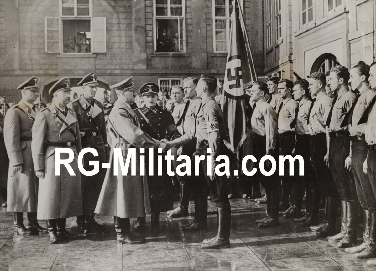 Original WW2 US Press Photo - Heinrich Himmler, Reinhard Heydrich, and ...