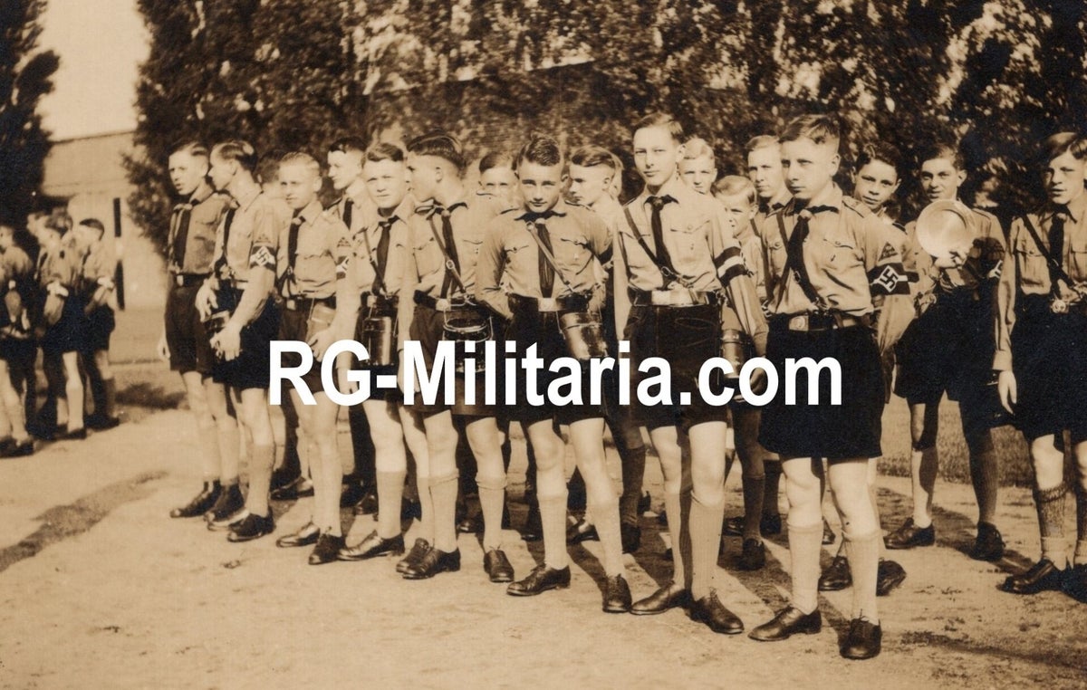 Original WW2 German Photo - HJ Hitlerjugend Bielefeld