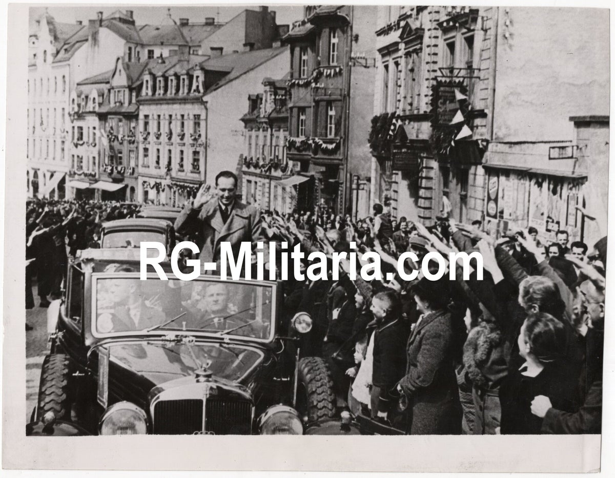 Original WW2 US Press Photo - Birthday celebrations of Konrad Henlein ...