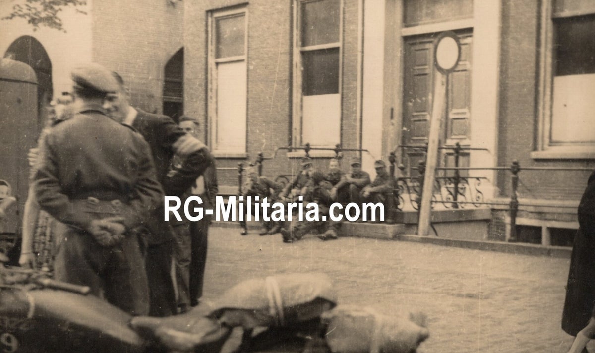 Original WW2 Dutch Liberation Photo - Dutch Resistance NBS member ...