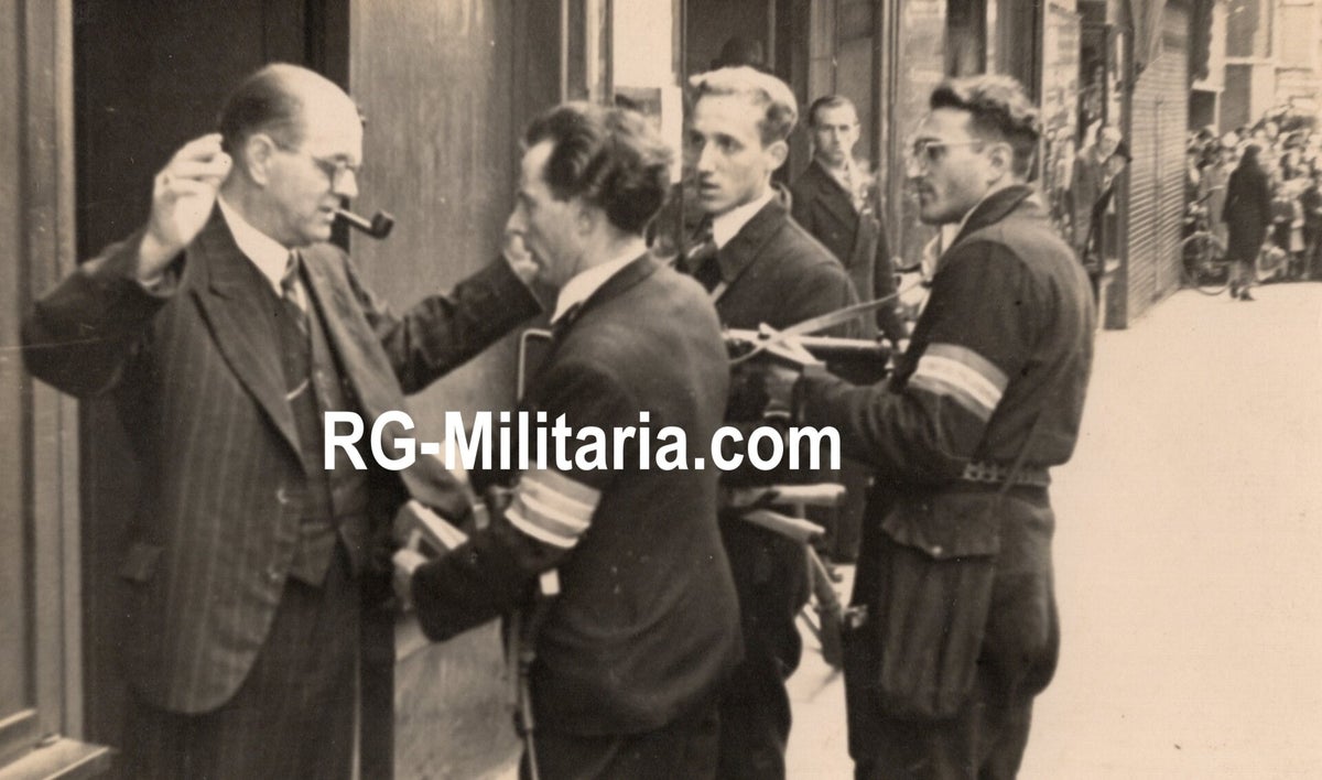 Original WW2 Dutch Liberation Photo - Dutch Resistance NBS Binnenlandse ...