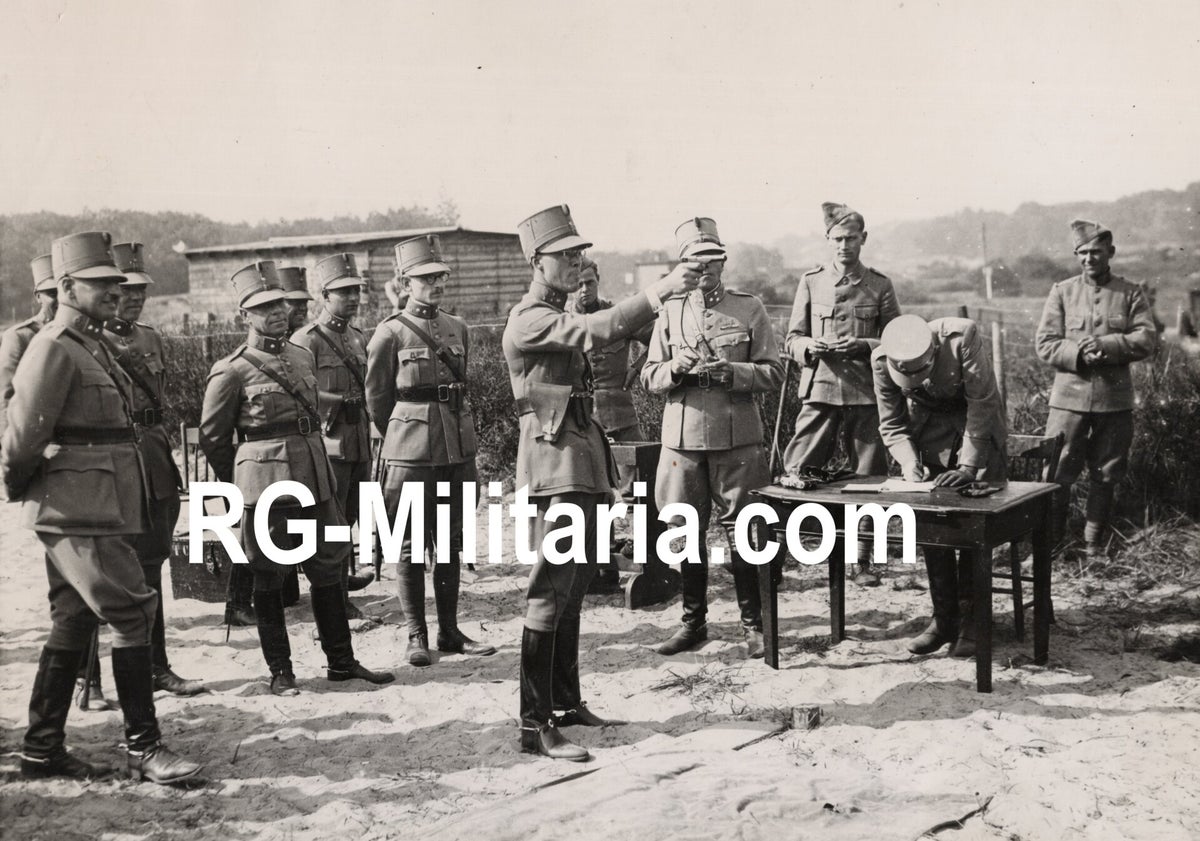 Original WW2 Dutch Press Photo - Prince Bernhard takes part in a ...