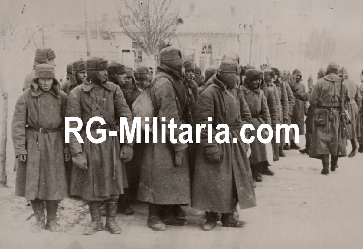 Original WW2 German Press Photo - Soviet POW prisoners in Feodosias ...