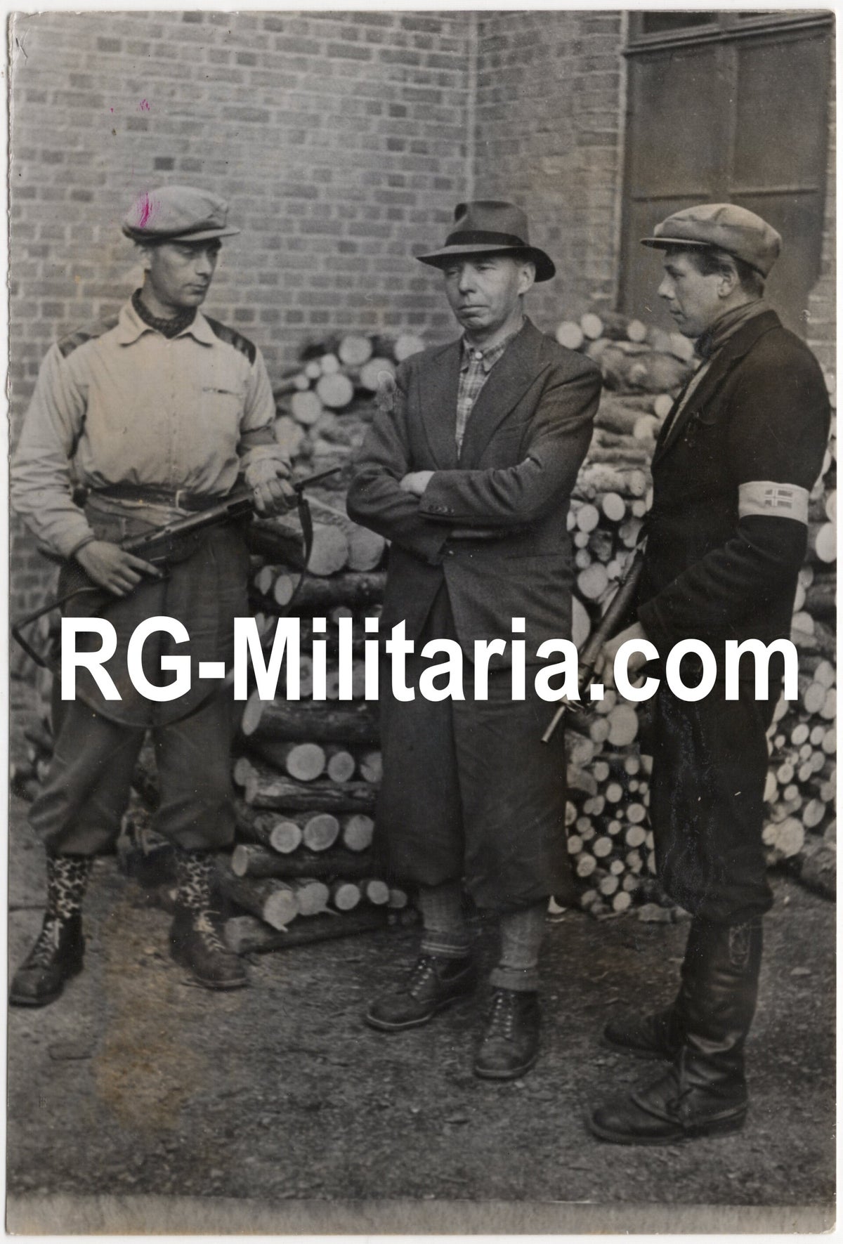 Original WW2 French Press Photo - Nasjonal Samling leader of Hamar ...