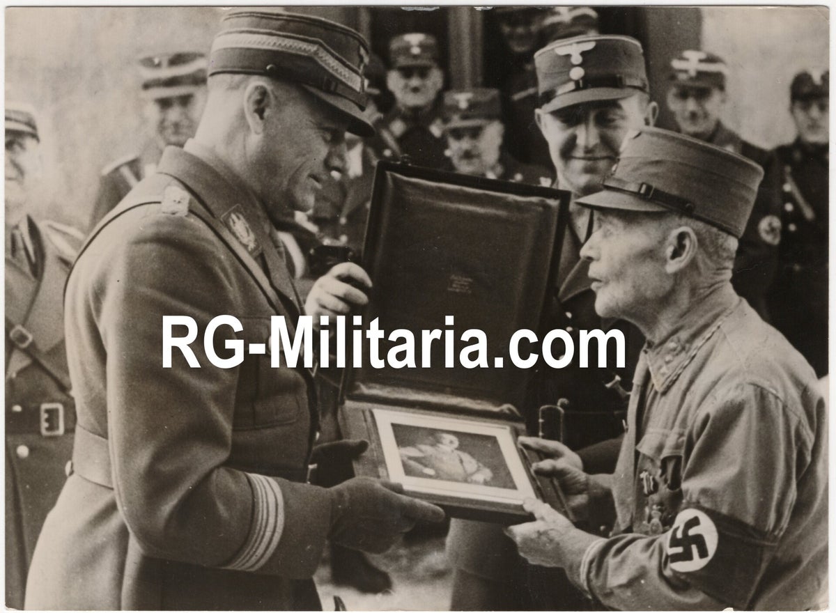 Original WW2 German Press Photo - SA leader Viktor Lutze gives a ...