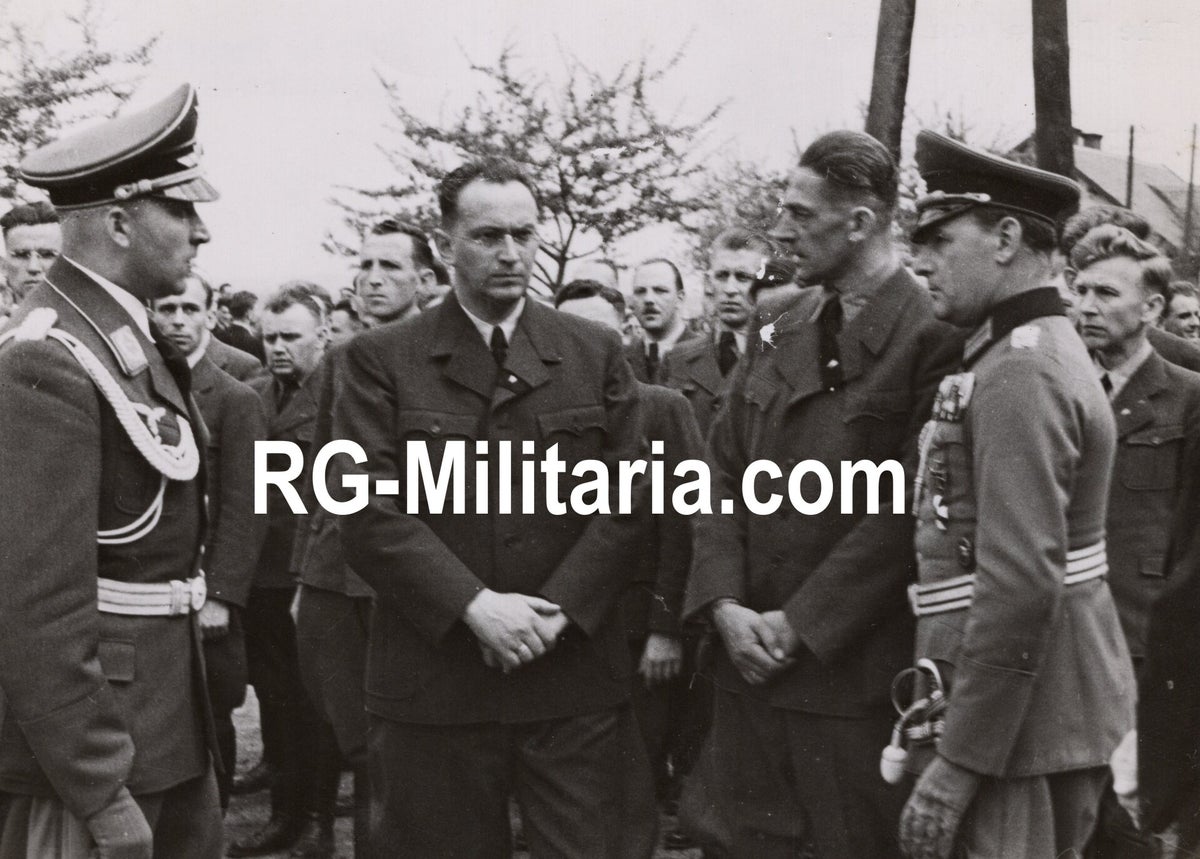 Original WW2 German Press Photo - Konrad Henlein and Karl Frank during ...