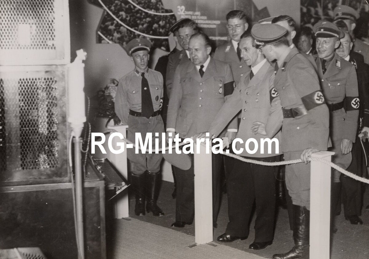 Original WW2 German Press Photo - Reichsminister Dr. Joseph Goebbels ...