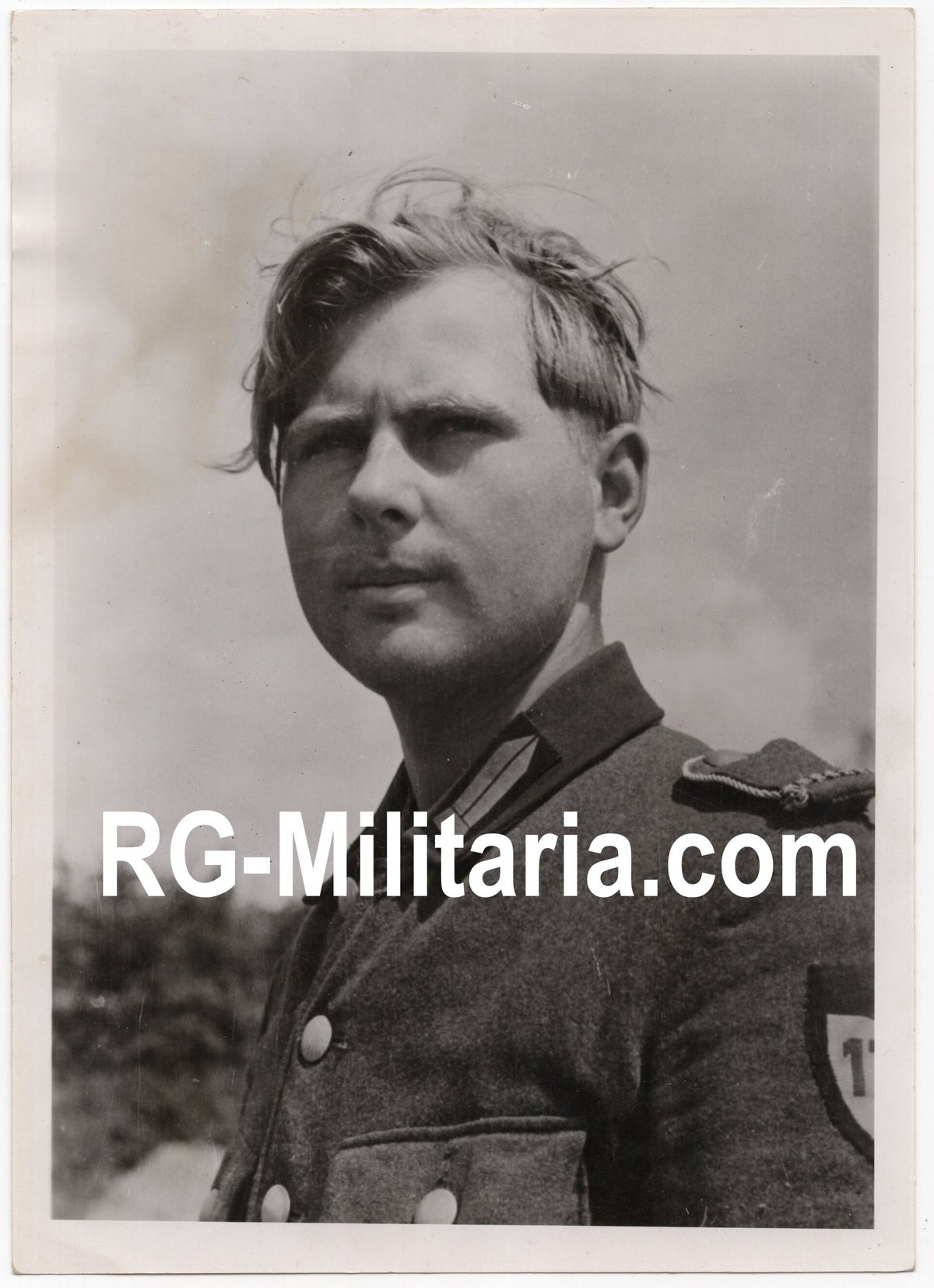 Original WW2 German Press Photo - German RAD soldier fighting at the ...